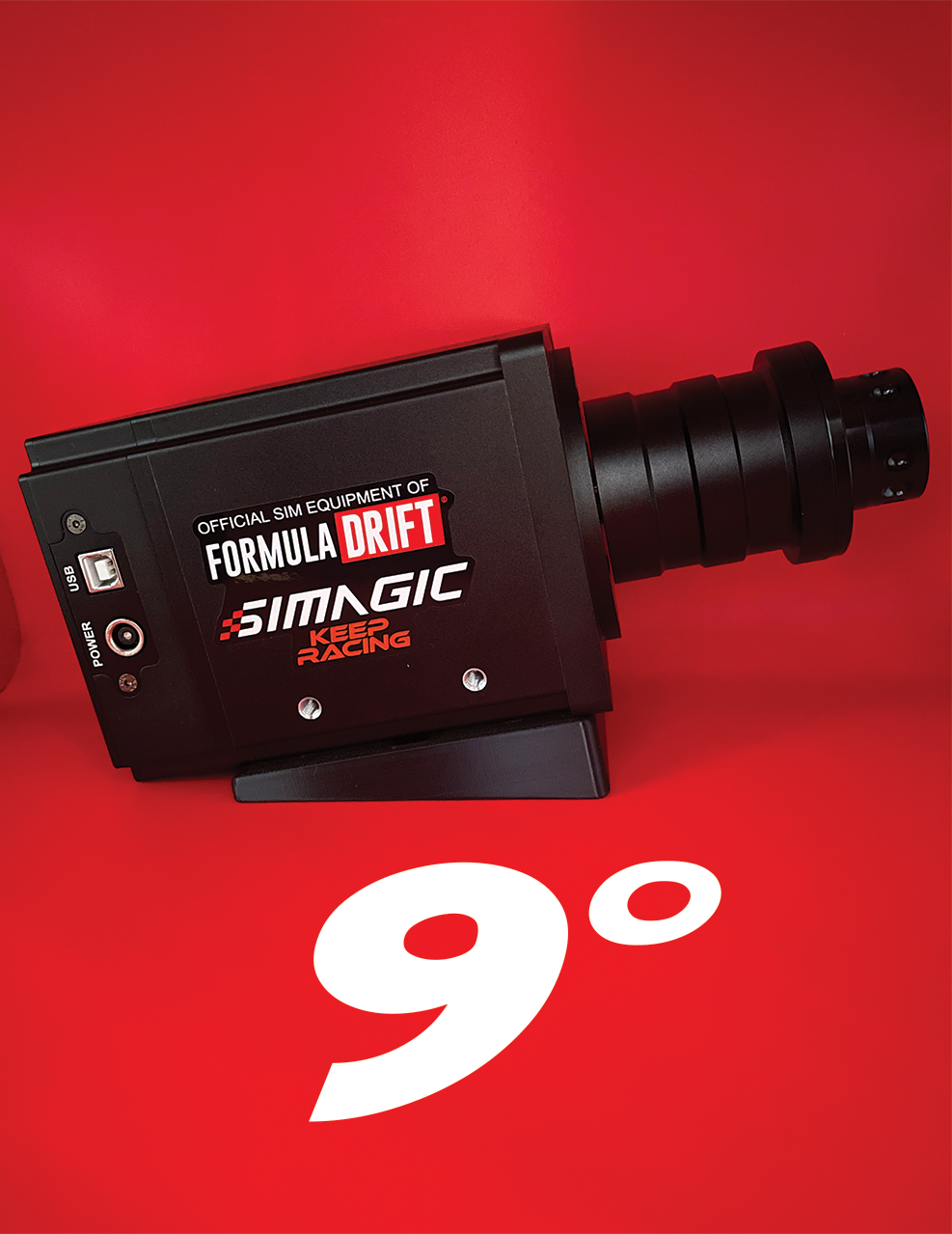 Angled Rig or Desk Mount for Simagic Alpha Mini, Moza R9 and R12 – Sim ...