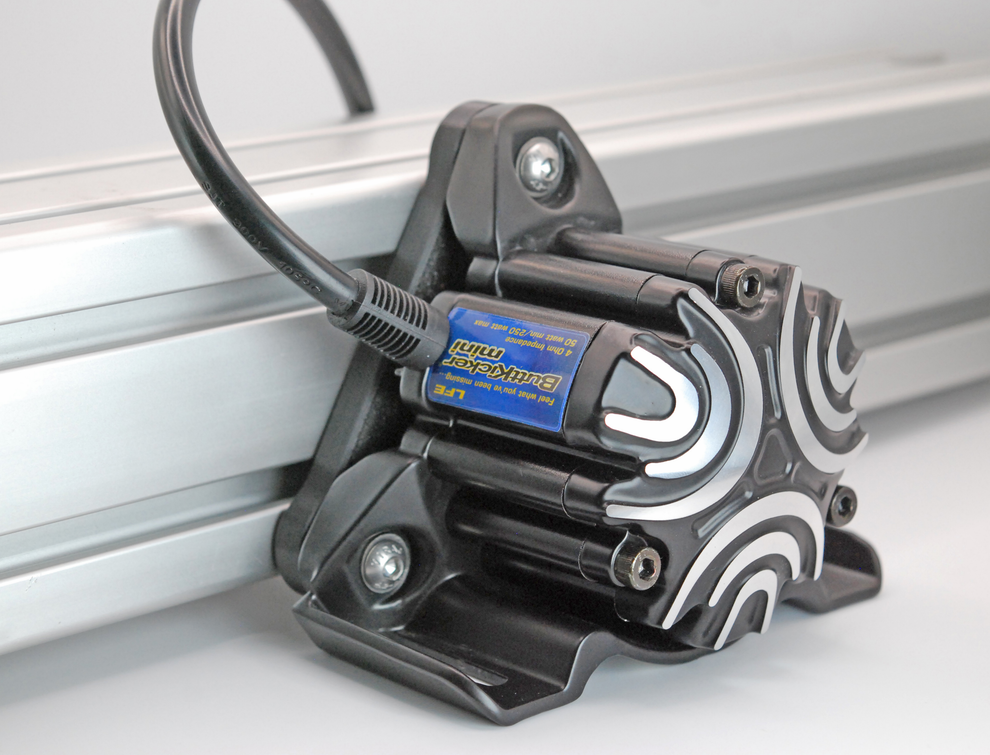 Aluminium Profile Mount for Buttkicker Mini LFE Bass Shaker – Sim Race Mods