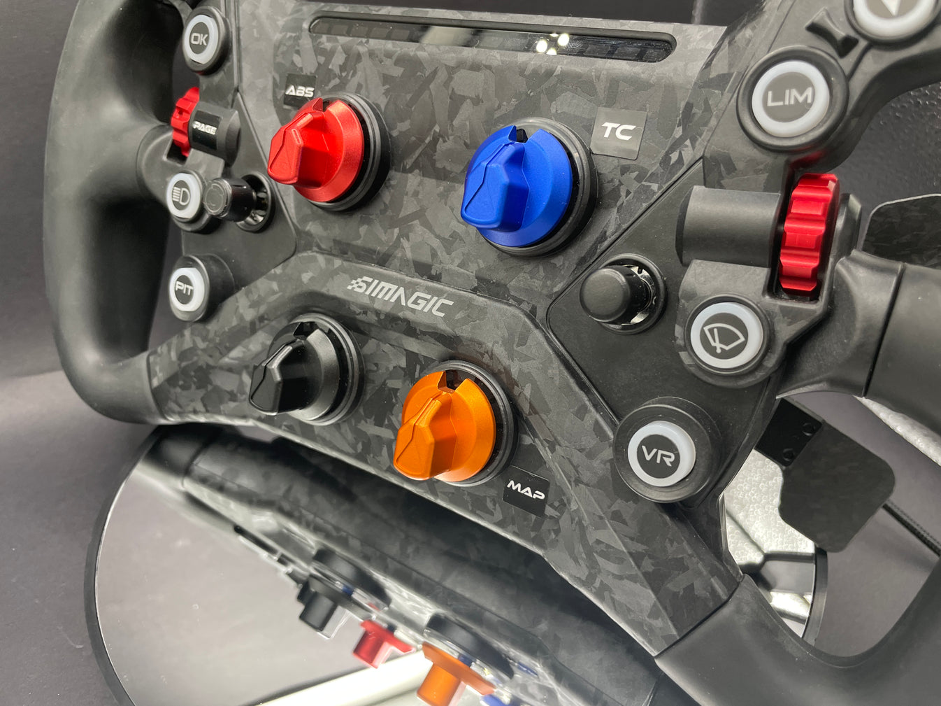 Simagic GT Neo Anodized CNC Aluminium Encoder Knobs (Also Fits Generic ...