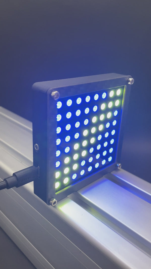 64 LED RGB Matrix for Sim Racing Flags and Gear Indicator - For Simhub ...