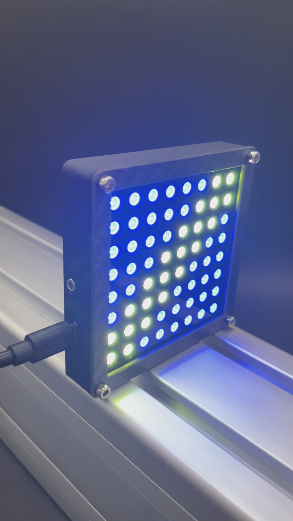 64 LED RGB Matrix for Sim Racing Flags and Gear Indicator - For Simhub ...