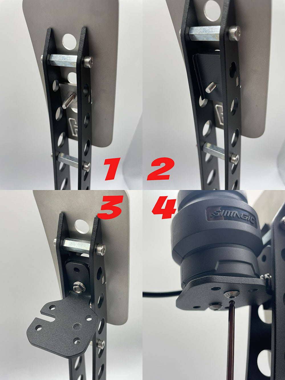 Simagic Rumble Haptic Pedal Reactor NEO P-HPR Neo Mount for Heusinkvel ...