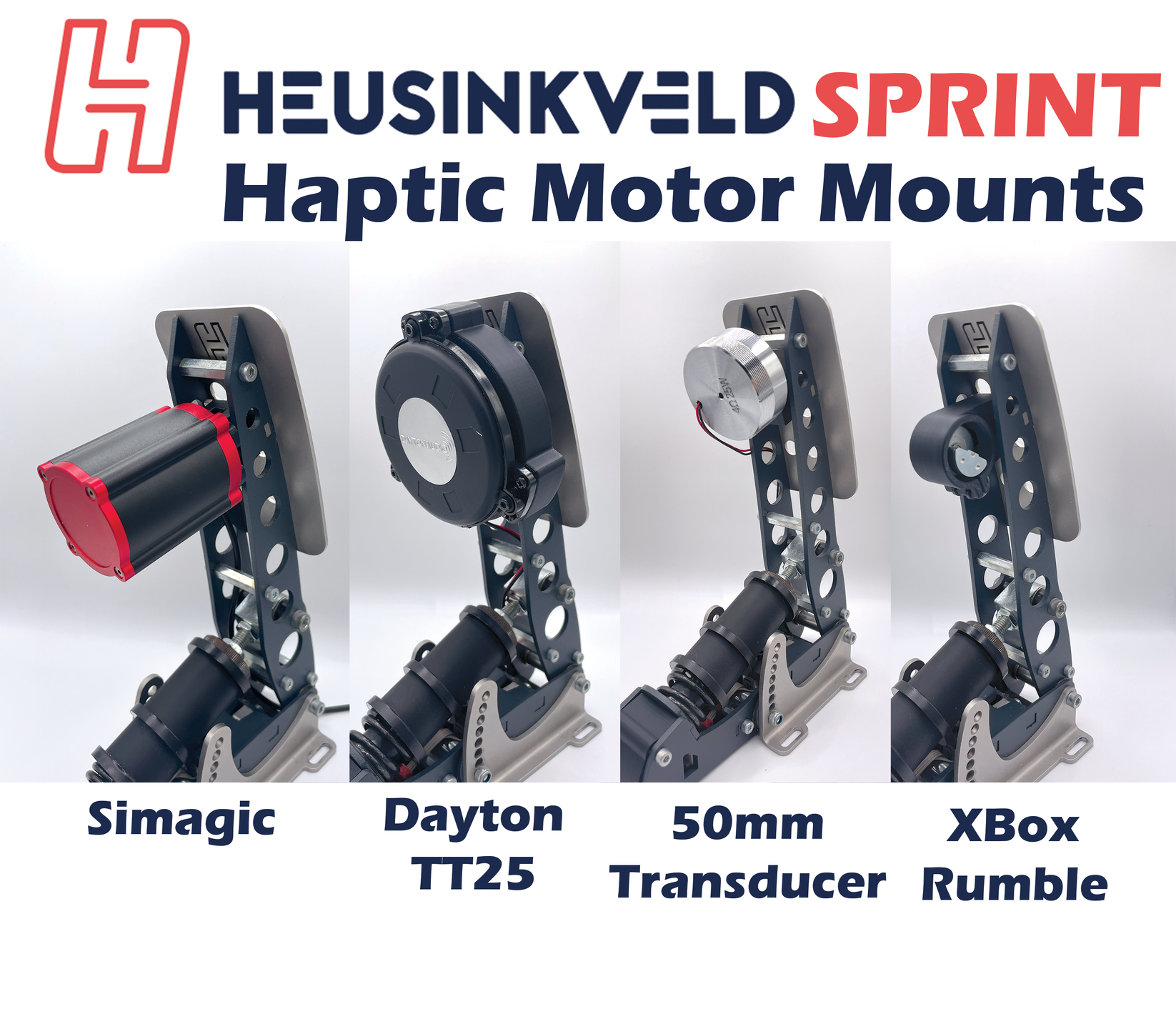 Heusinkveld Sprint Haptic / Rumble/ Bass Shaker Mounts – SimRaceMods