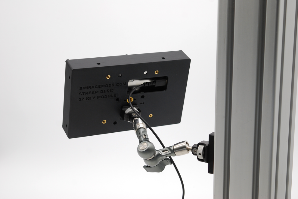 Versatile Mounting Case for Elgato Stream Deck 32 Key Module – Sim Race ...