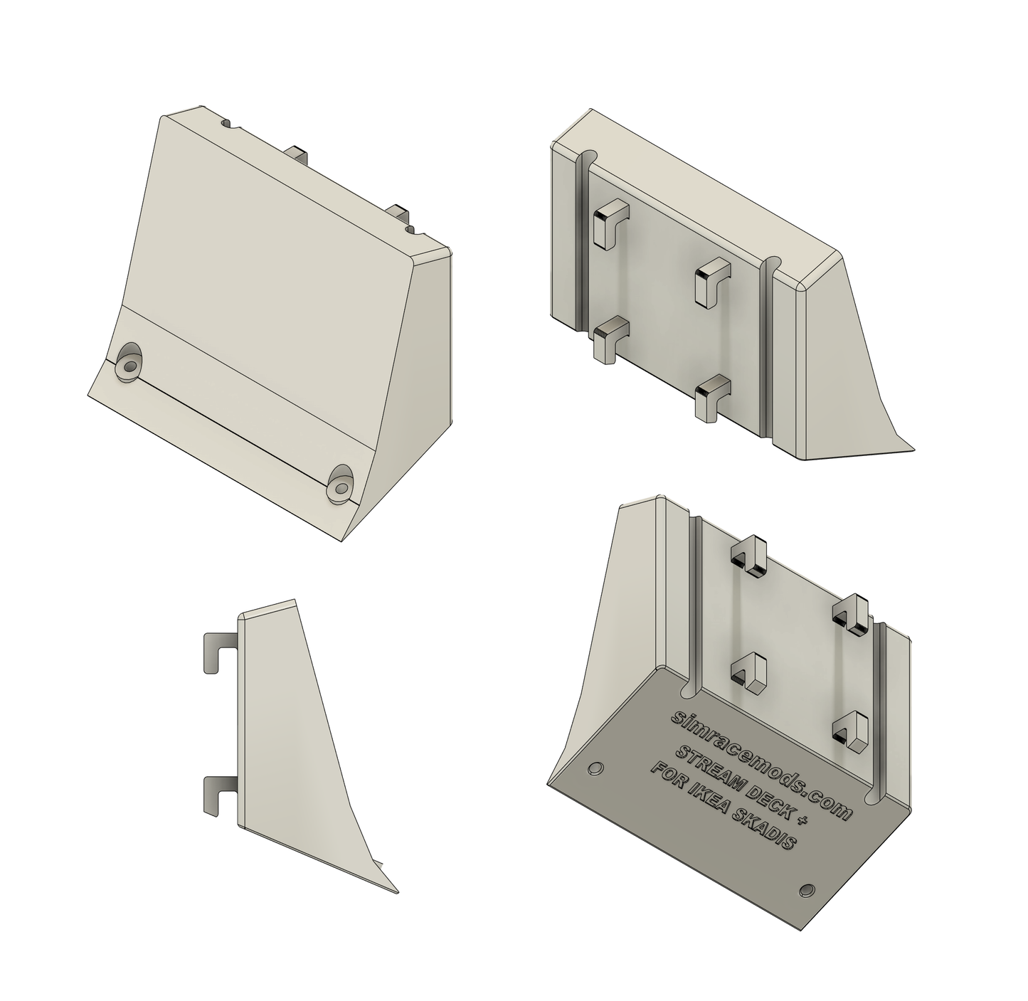 IKEA Skadis Pegboard Mount for Stream Deck + Plus – Sim Race Mods