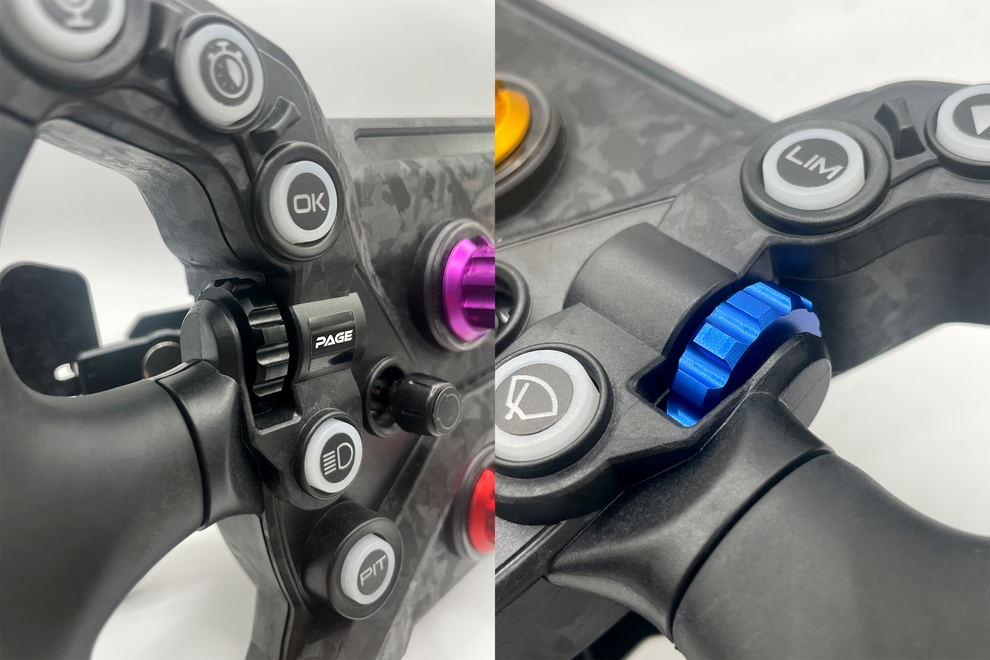 Simagic GT Neo Aluminium Thumb Encoder Knobs CNC Machined Anodised Kno ...