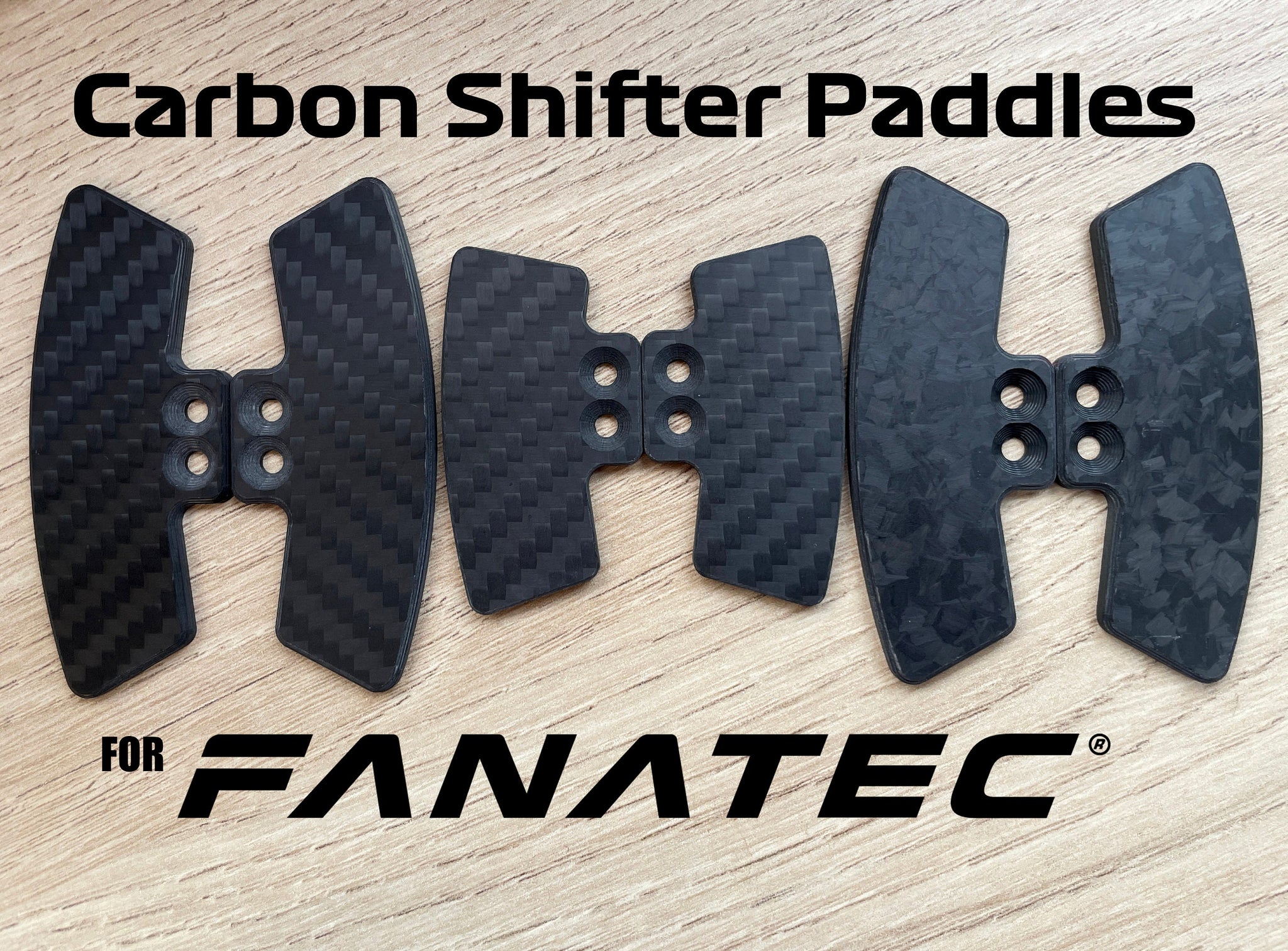 Carbon Shifter Paddles for Fanatec Shifters - Carbon Fibre Clubsport P ...